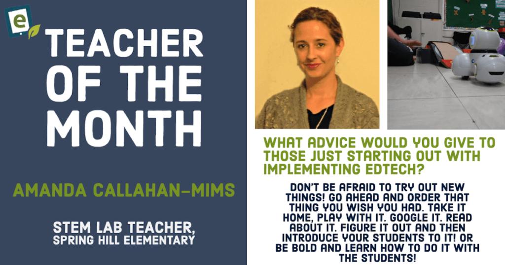 Eduporium Featured Educator: Amanda Callahan-Mims – Blog